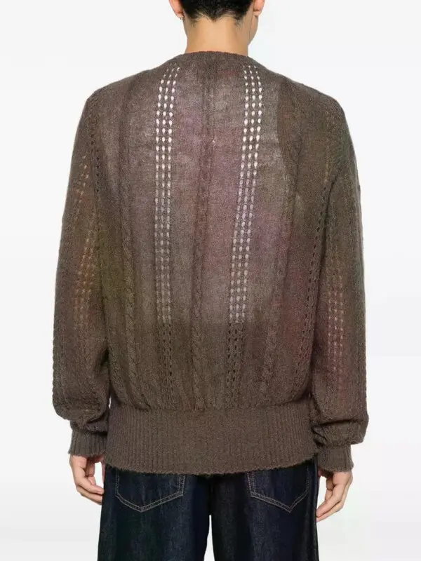 MAGLIANO Cor Flower-embroidered Cardigan