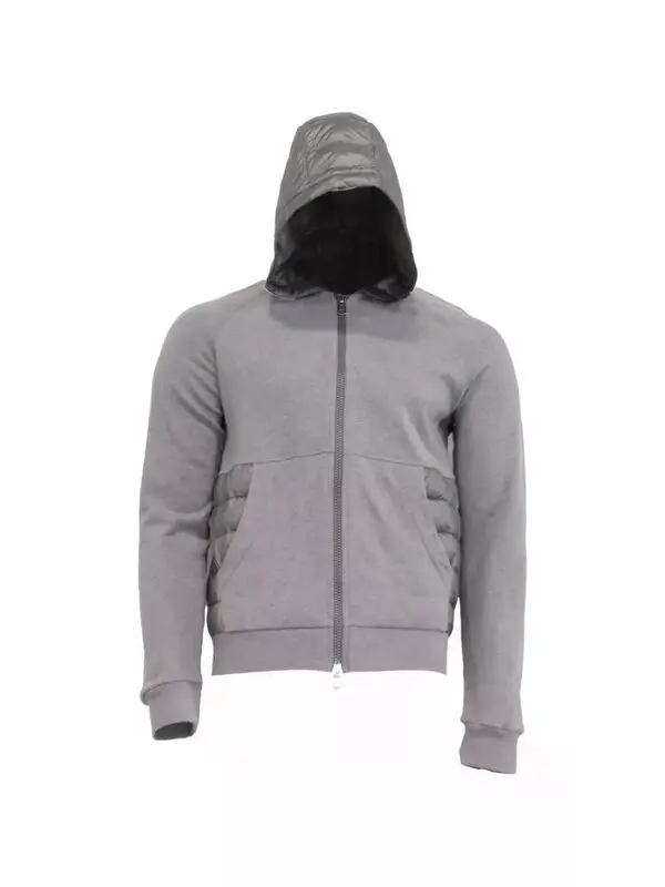 Moncler Quilted Hoodie - Grey