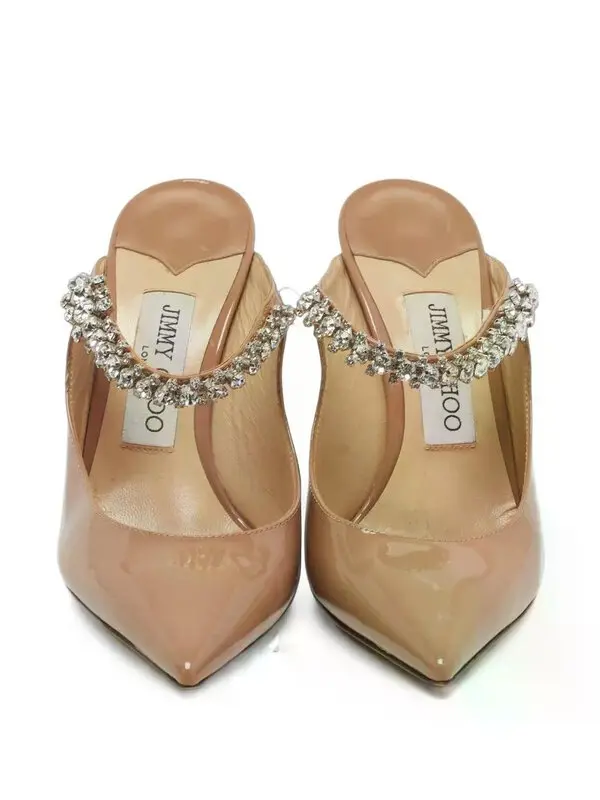 JIMMY CHOO Bing Crystal-embellished Mules