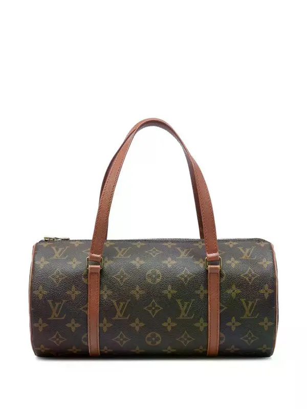 LOUIS VUITTON 1996 Monogram Papillon 30 Handbag - Brown