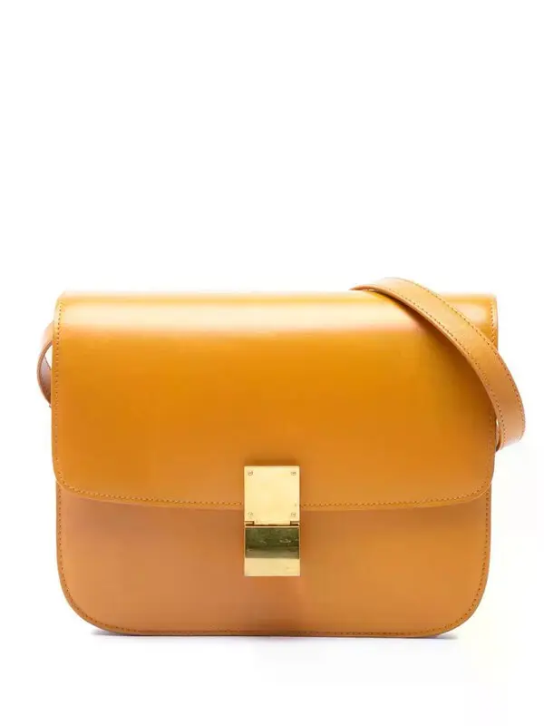 Celine Medium Calfskin Classic Box Crossbody Bag - Brown