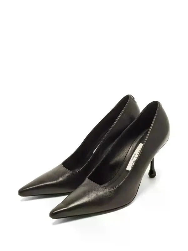 JIMMY CHOO Leather Pointed Toe Pumps