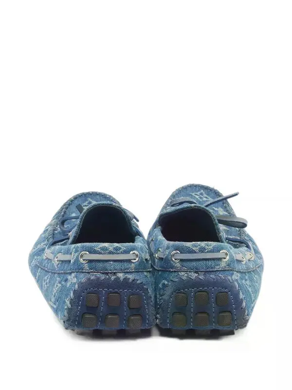 LOUIS VUITTON Arizona Monogram Driver Loafers