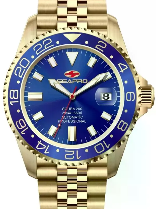 SEAPRO Grand Meridian 43mm Watch - Blue