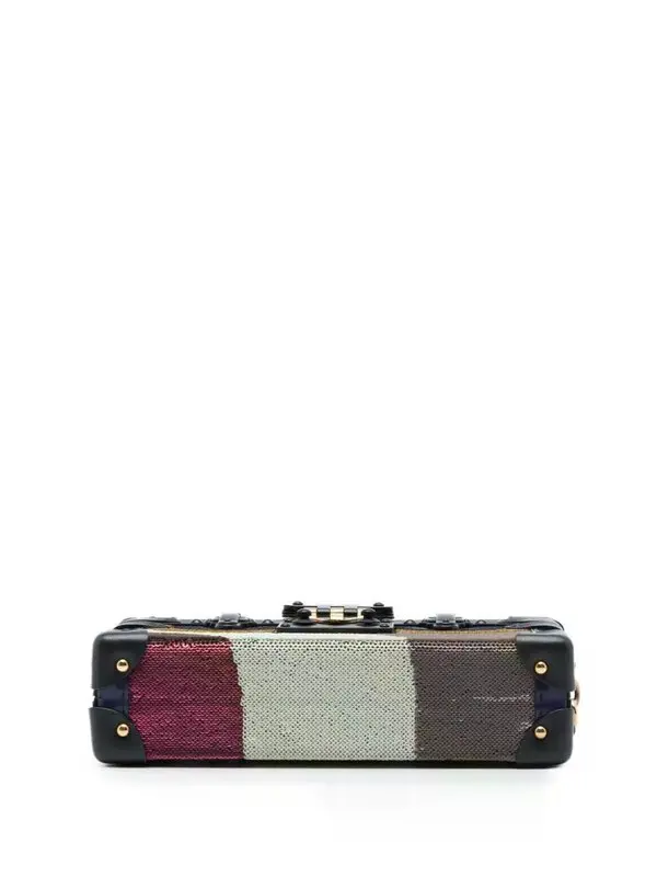 LOUIS VUITTON Multicolor Sequin Night Bird Petite Malle