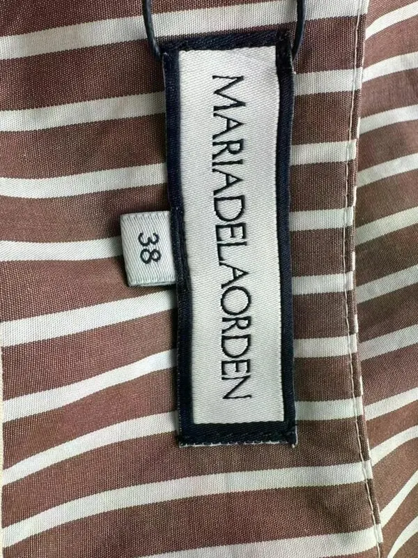 Maria De La Orden Jiselle Striped Cropped Jacket