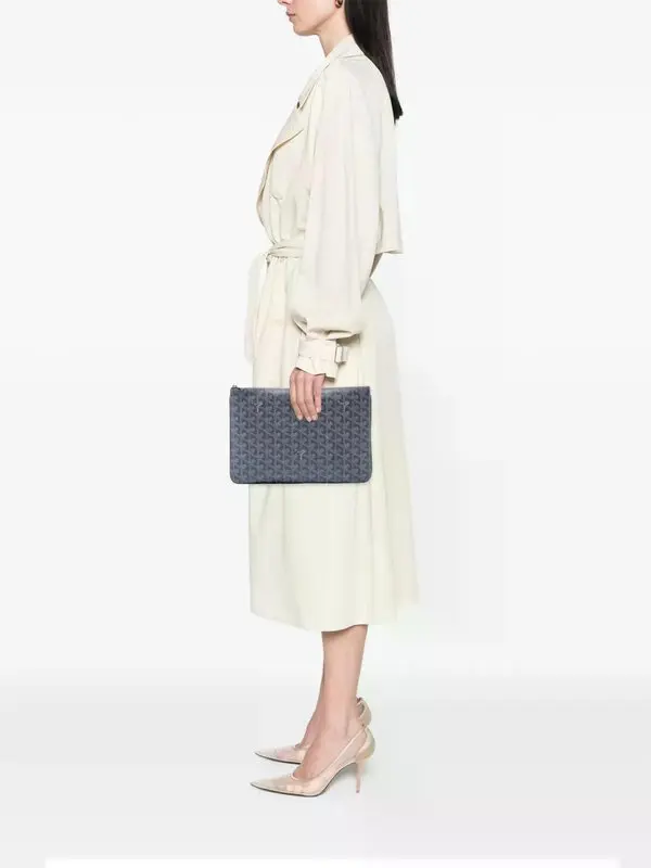 Goyard 2017 Goyardine Senat Mm Clutch Bag - Grey