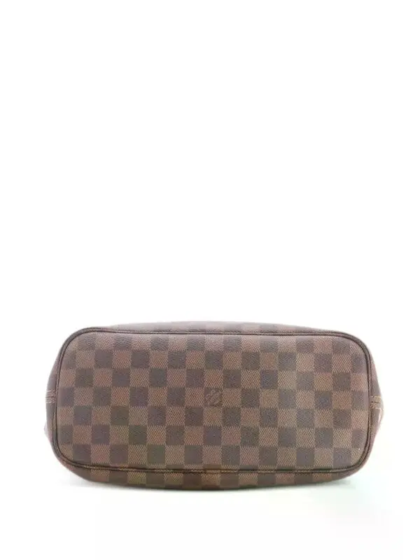 LOUIS VUITTON Neverfull Damier Pm Tote Bag - Brown