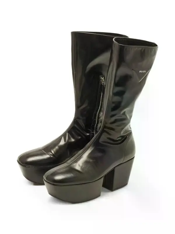Prada Platform Mid-calf Boots