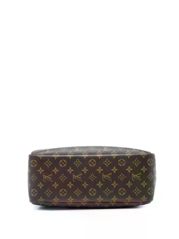 LOUIS VUITTON Monogram Deauville Handbag - Brown