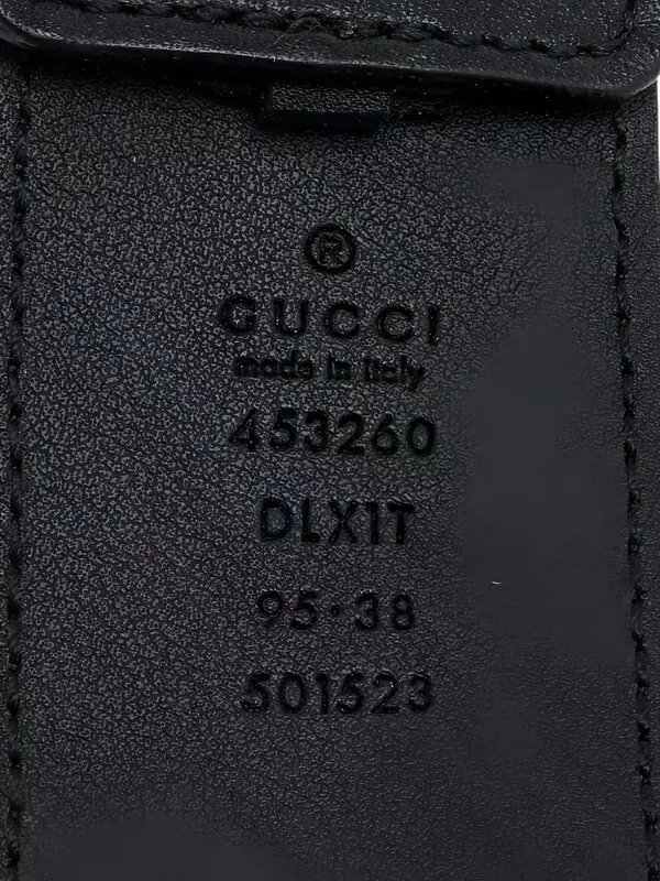 Gucci Gg Marmont Pearl-embellished Belt