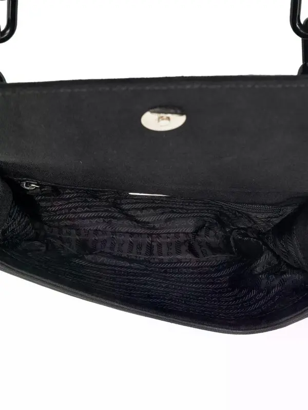 Prada Tessuto Swing Chain Shoulder Bag