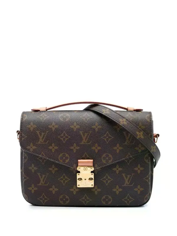LOUIS VUITTON Pochette Metis Satchel Monogram Canvas - Brown
