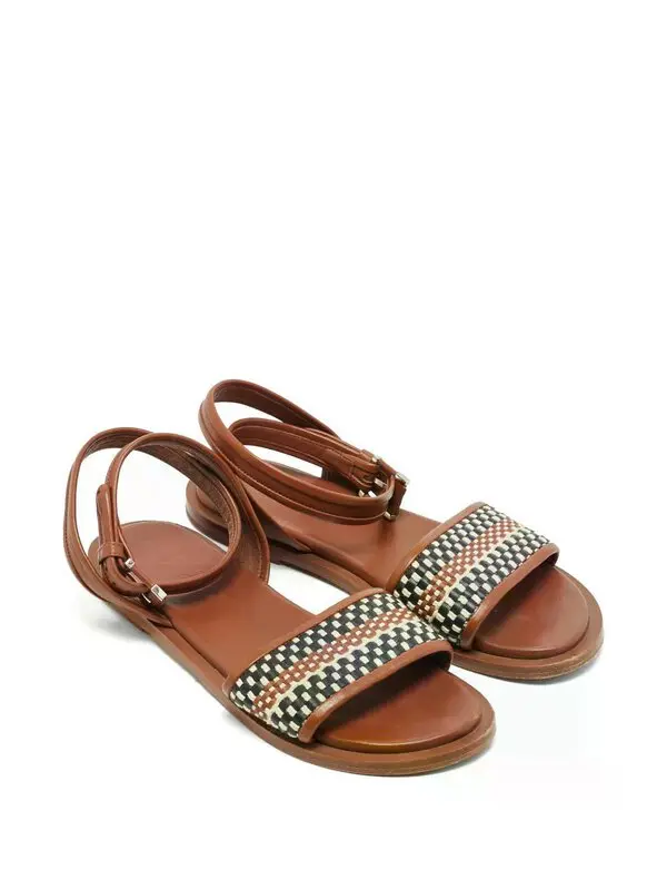 Loro Piana Woven Leather Sandals