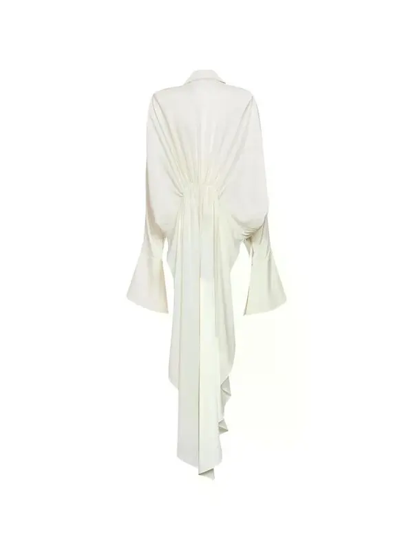 Amen Wrap-front Asymmetric Shirt