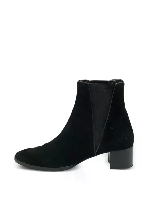 GIUSEPPE ZANOTTI Suede Ankle Boots - Black