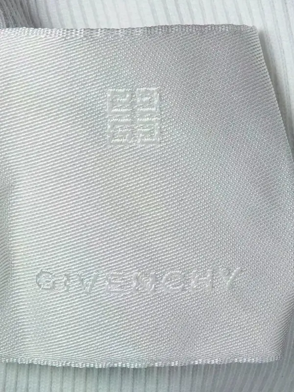 Givenchy Rib Knit 4g Logo Plaque T-shirt