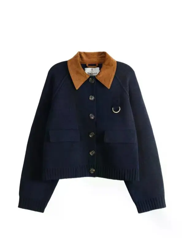 Barbour Alverstone Knitted Cardigan - Blue