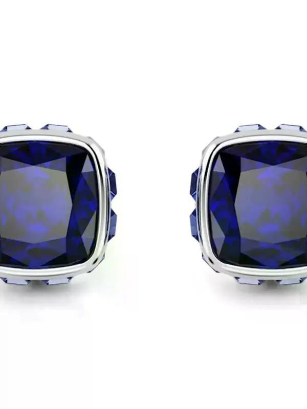 SWAROVSKI Birthstone Stud Earrings - Silver