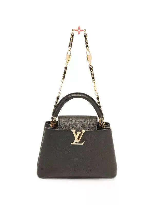 LOUIS VUITTON Capucines Bb Tote Bag - Black