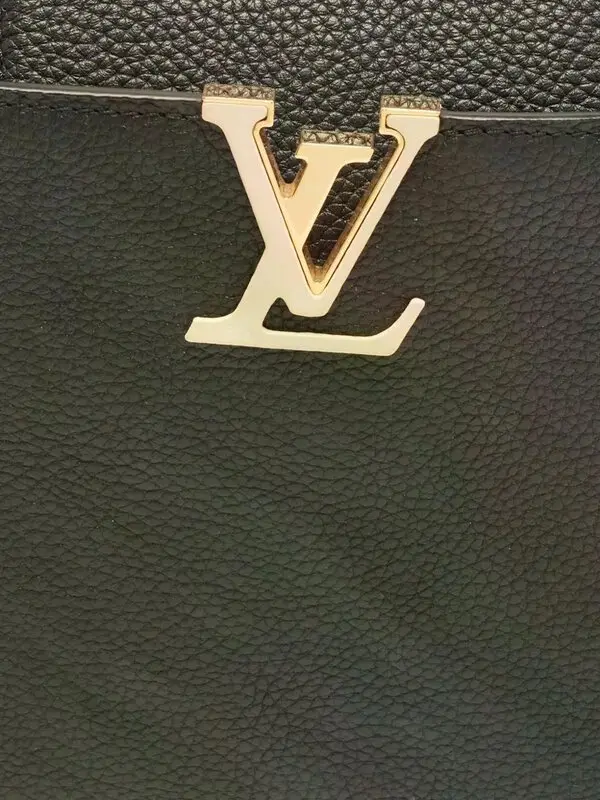 LOUIS VUITTON Capucines Bb Tote Bag - Black