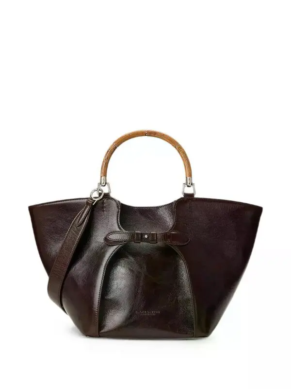 Polo Ralph Lauren Bamboo-handle Buckled Tote Bag