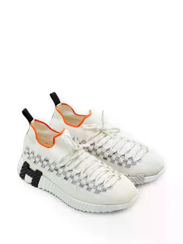 Hermès Flex Knit Lace Up Sneakers