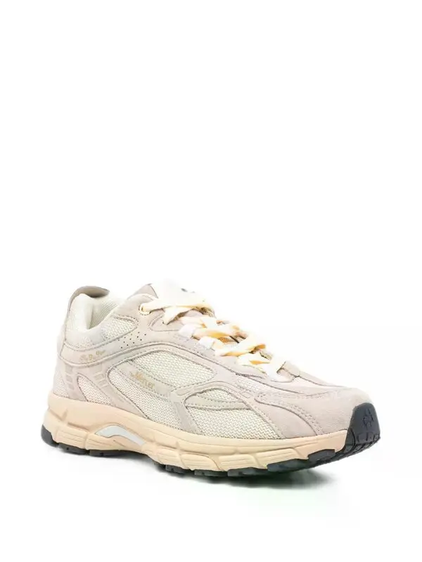 THE MERCER BRAND The Re-run Panelled Mesh Sneakers - Neutrals