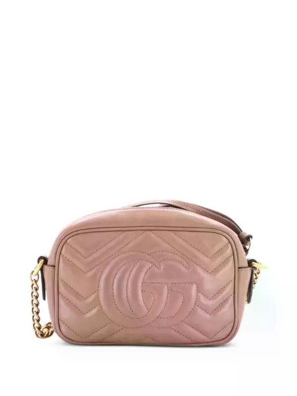 Gucci Matelassé Leather Shoulder Bag - Neutrals