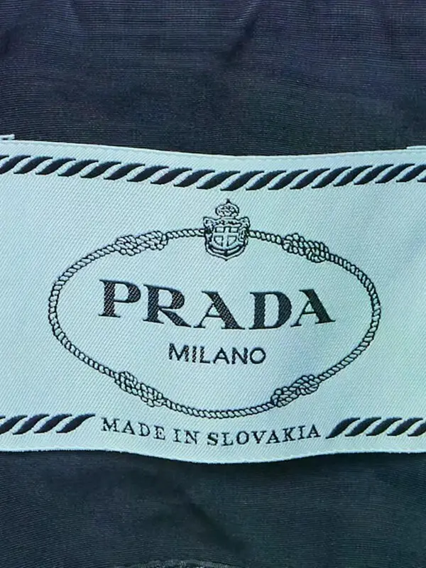 Prada Gabardine Double-breasted Trench Coat