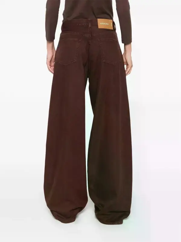 HAIKURE Wide-leg Jeans - Brown