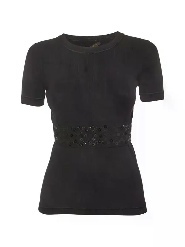 LOUIS VUITTON Embellished Crewneck Top