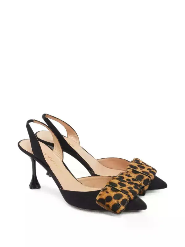 LOUIS VUITTON Blossom Calf-hair Pumps