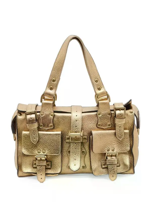 Mulberry Roxanne Buckle Tote Bag - Gold