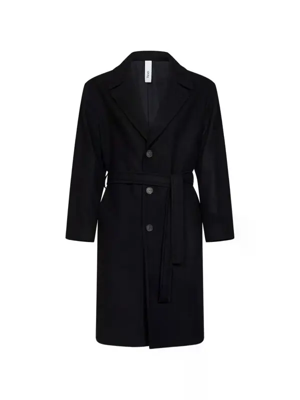 HEVO Single-breasted Belted Coat