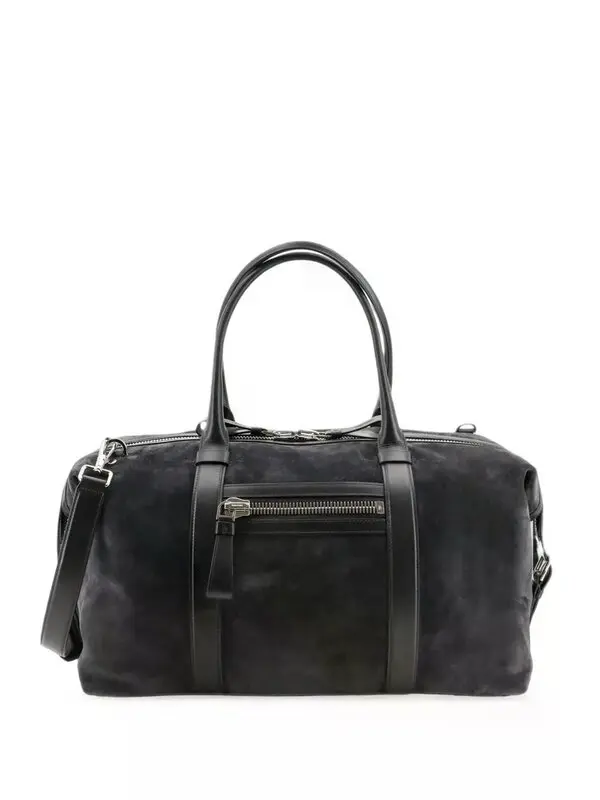 TOM FORD Buckley Suede Holdall - Grey