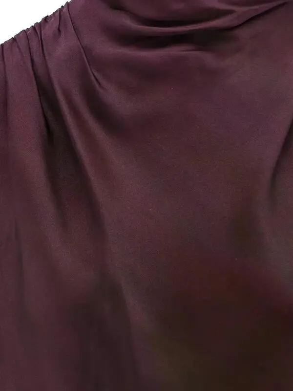 Vince Draped High-neck Blouse