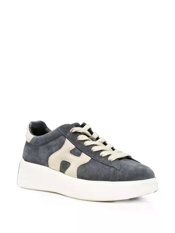 Hogan Rebel Logo-patch Suede Sneakers