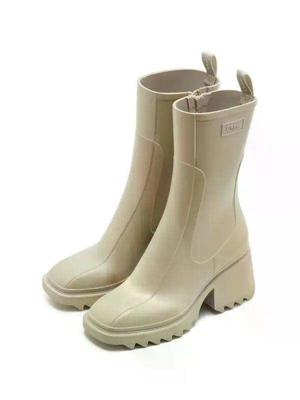 Chloé Betty Rubber Boots - Neutrals
