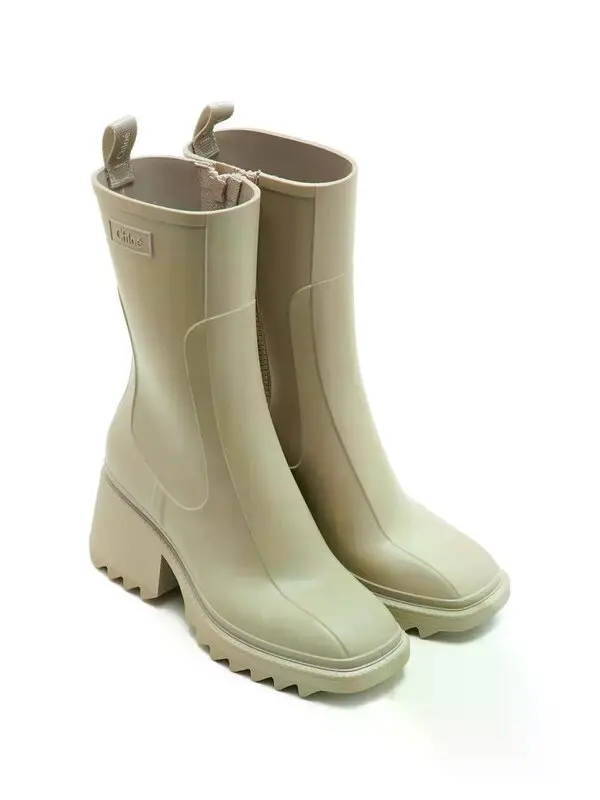 Chloé Betty Rubber Boots - Neutrals