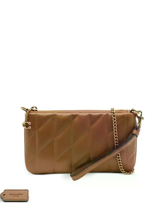 COACH Pillow Quilting Clutch Bag - Brown