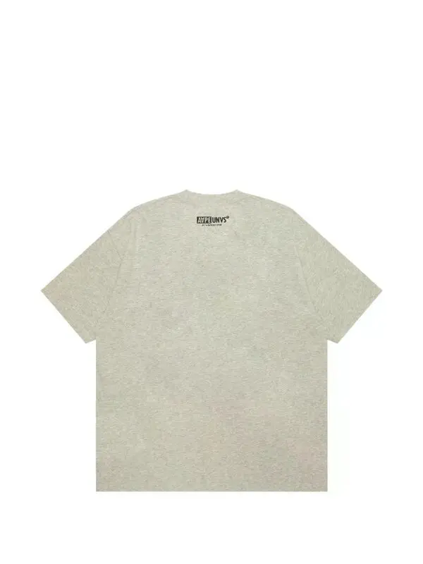 AAPE BY *A BATHING APE Aapeunvs Logo-print T-shirt - Grey