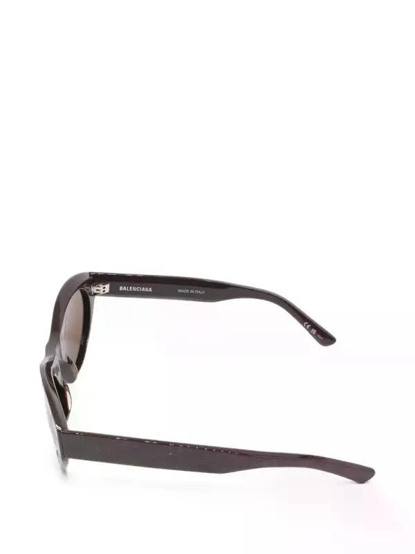 Balenciaga Bb Monogram Oval Sunglasses