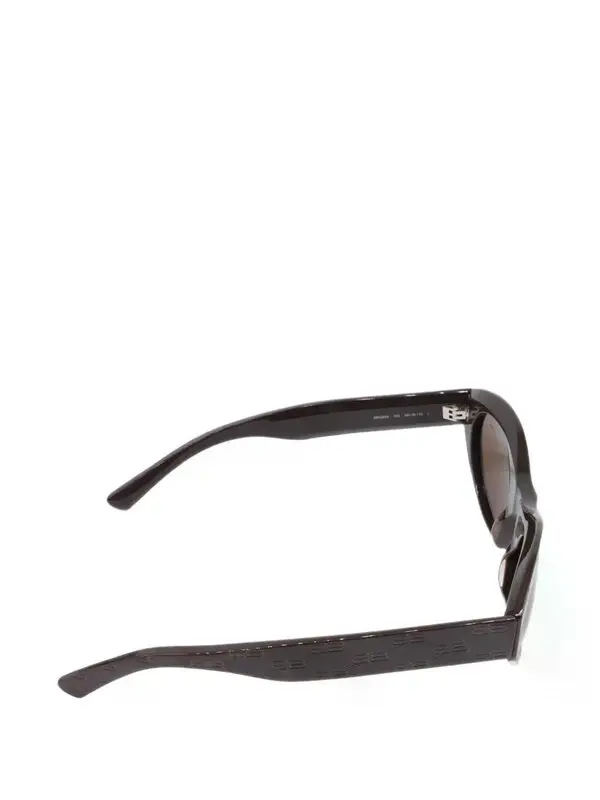 Balenciaga Bb Monogram Oval Sunglasses