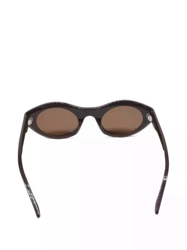 Balenciaga Bb Monogram Oval Sunglasses