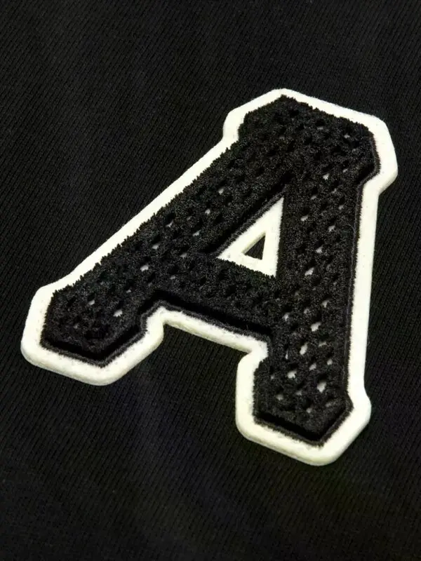AAPE BY *A BATHING APE Embroidered Layered-hem T-shirt