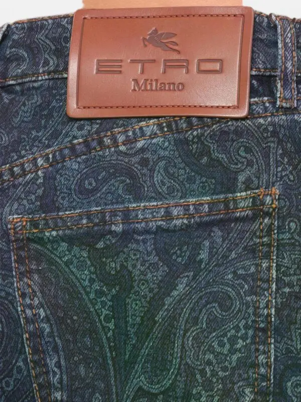 Etro Paisley-print Jeans