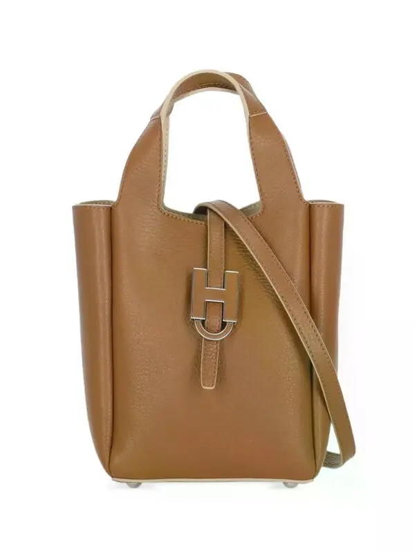 Hogan Mini Shopping Bag With H Pendant