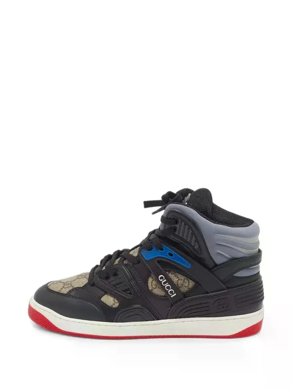Gucci Basket Hi-top Sneakers - Black