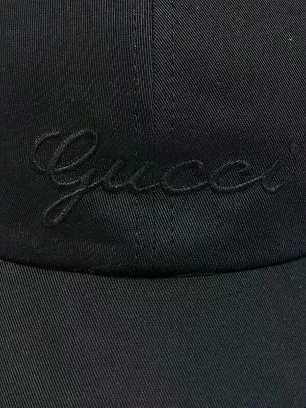 Gucci Logo Embroidered Baseball Cap